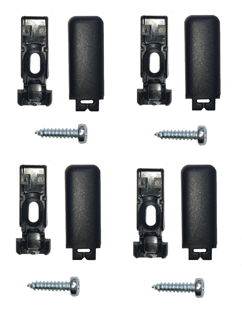 Spannschuh Plissee Cosiflor VS2 C3, 4er Set | plissee vom profi